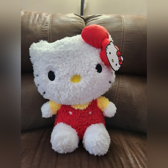 Hello Kitty | Toys | Sanrio Hello Kitty Fuzzy Adorable Figure | Poshmark